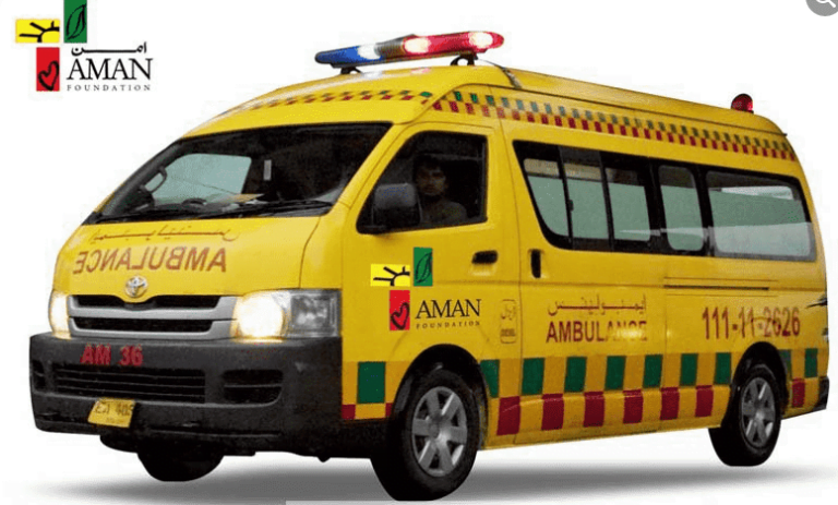 Aman Foundation Ambulance (Services+Helpline)