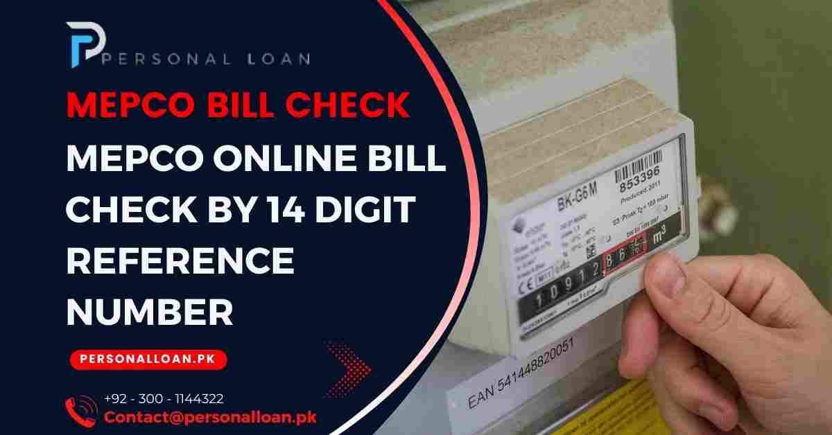 MEPCO Online Bill Check By 14 Digit Reference Number